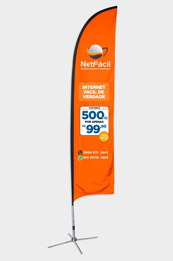 Wind Banner - Painel Outdoor